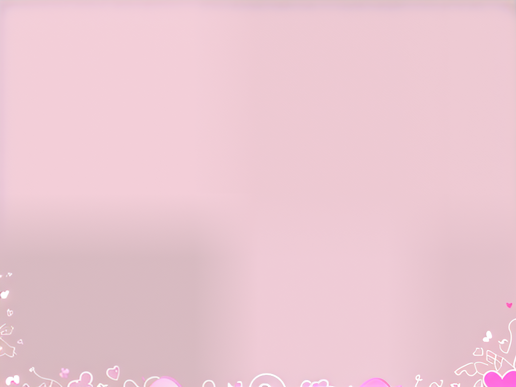 A Whimsical Collection of Cute Pink Characters and Patterns in Space.