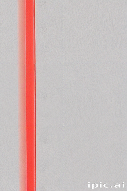 Abstract Image Featuring a Vertical Red Line Against a Subtle Background