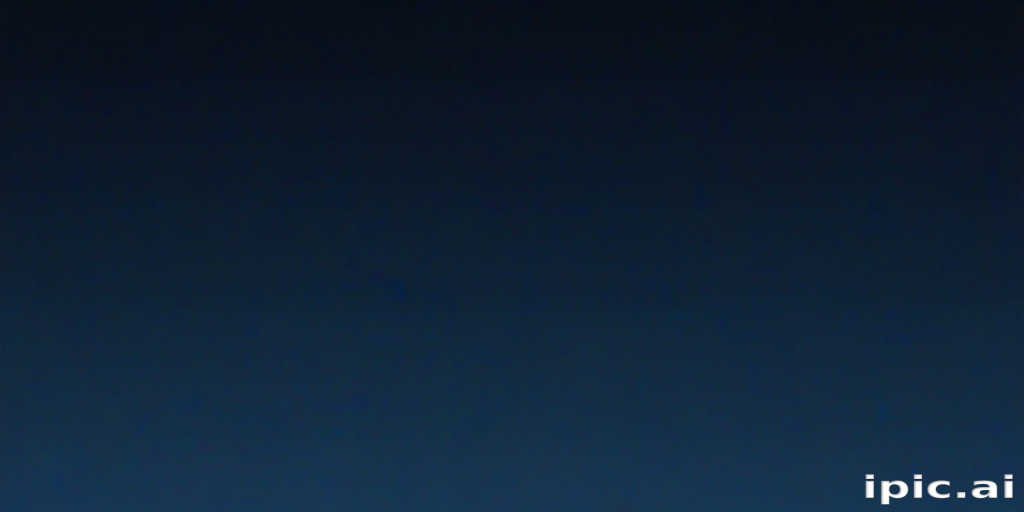 Abstract Gradation of Deep Blue Shades in a Minimalist Composition
