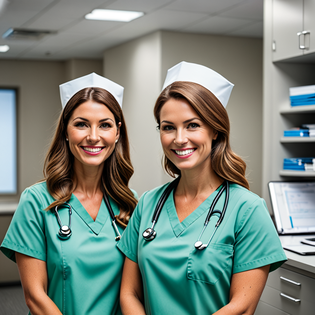 3 nurses smiling