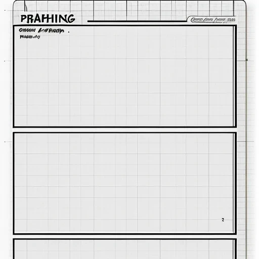 Blank Graph Paper Template for Creative Projects and Planning Purposes