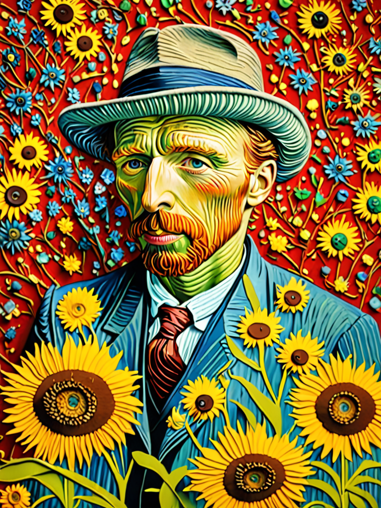 van Gogh art with a sense of fear