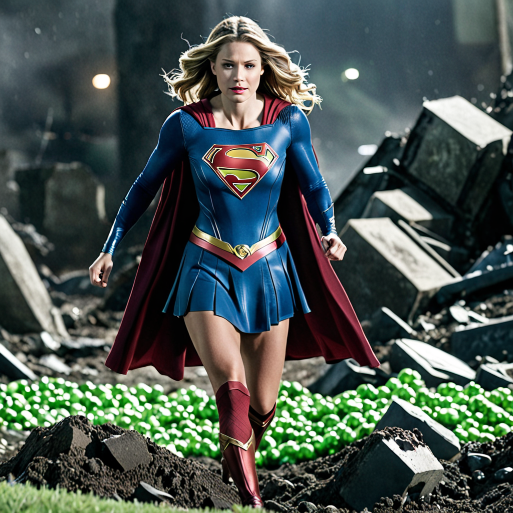 supergirl in ground dying from kryptonite