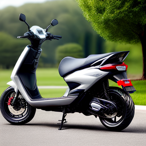 Sleek design electric scooter Ultra detailed hyperrealistic