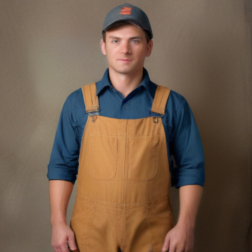 coal miner in easter outfit