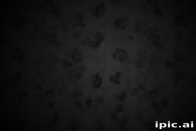 Elegant Black Background with Subtle Floral Patterns for Stylish Designs