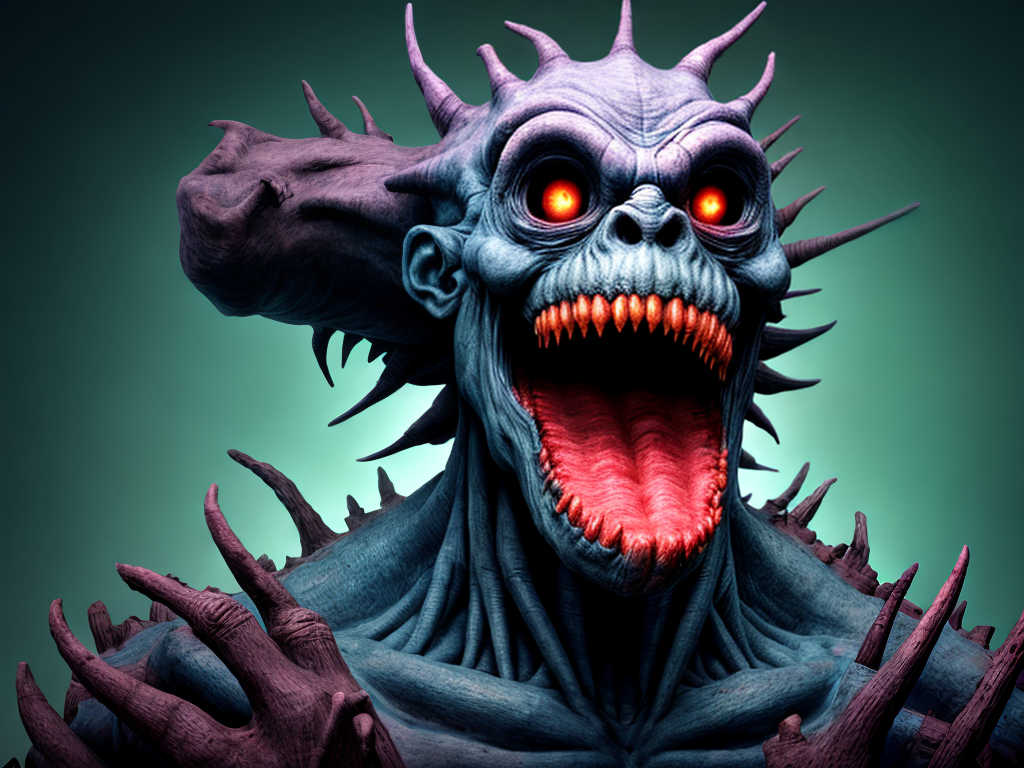 a monster devouring minds