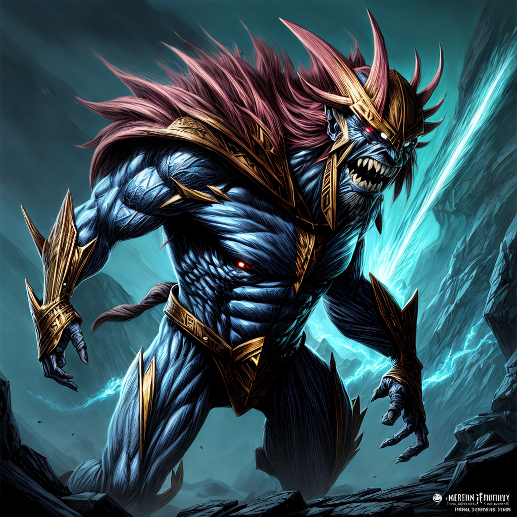 epic fantasy mutant art comic poster