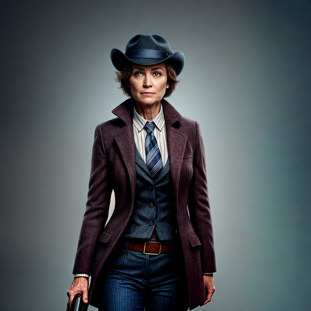 Middle Aged Female Detective