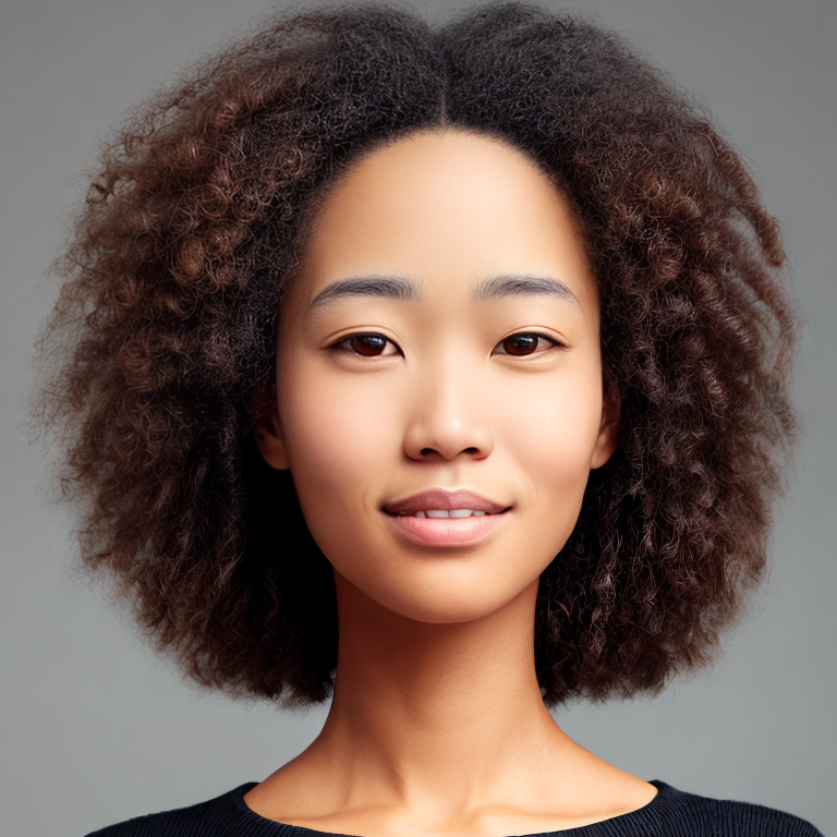 All human faces merged as one face