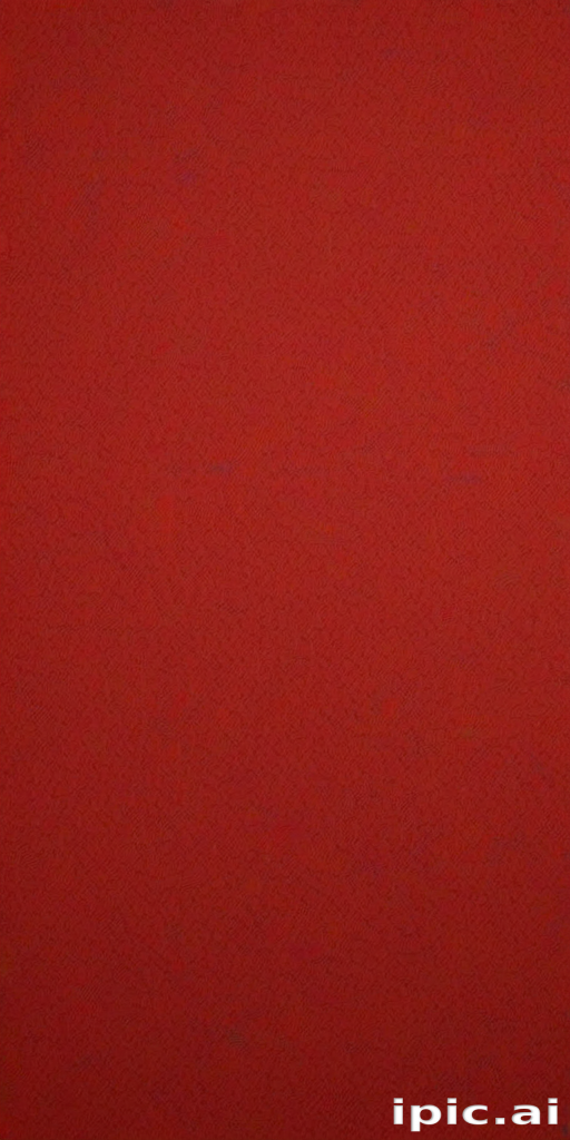 Vibrant Solid Red Background with Subtle Texture and Depth for Design Use.