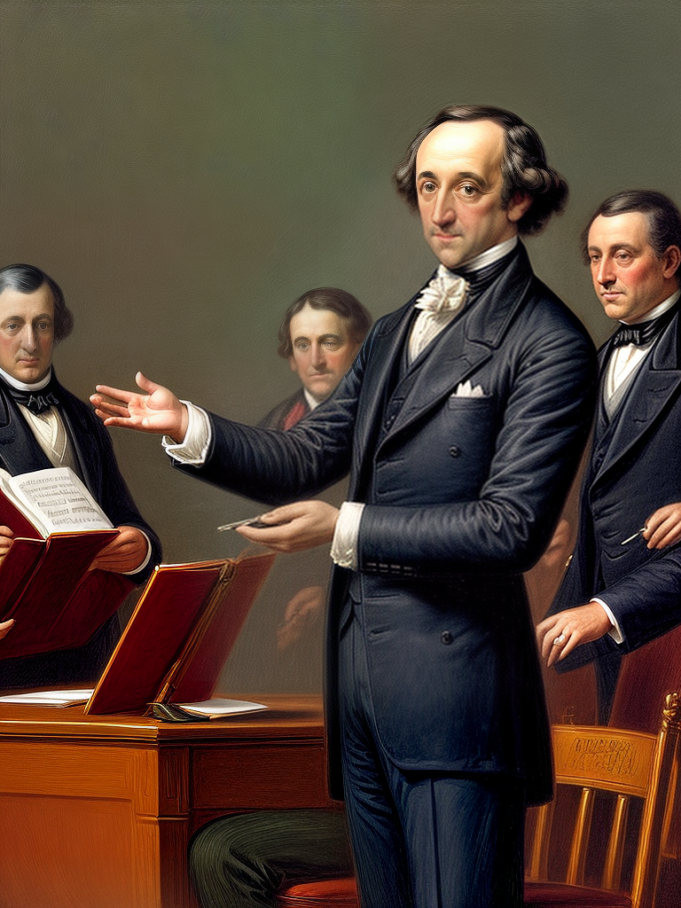 Felix Mendelssohn conducting