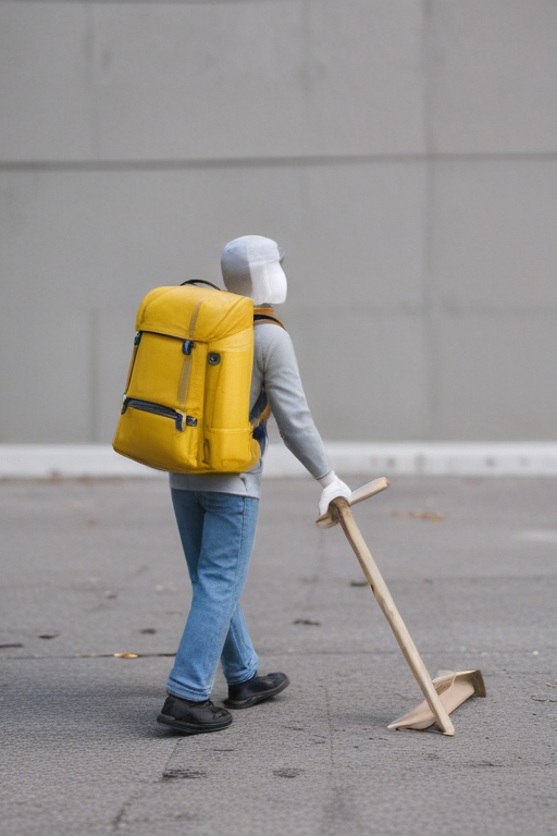 stick figure with a backpack who has fallen down