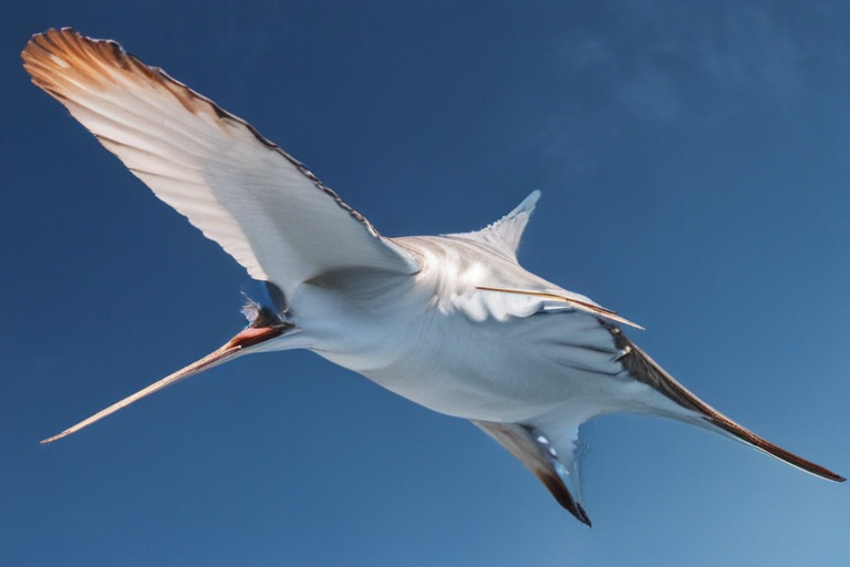 Flying Swordfish with wings