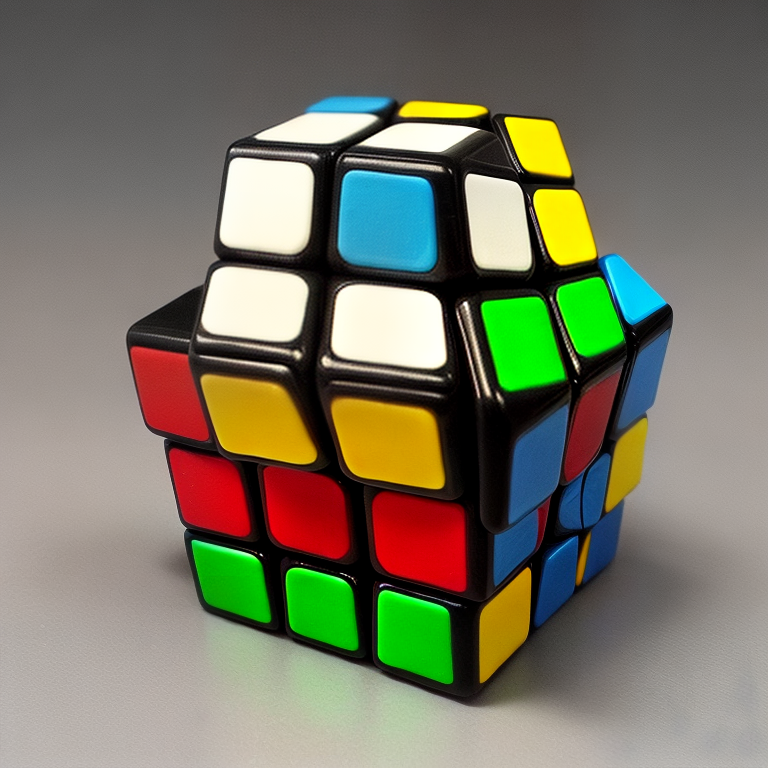 scrambled rubik's cube 3x3