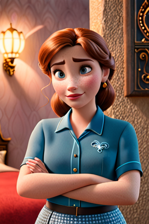 Sleep Anna 3D fear Disney
