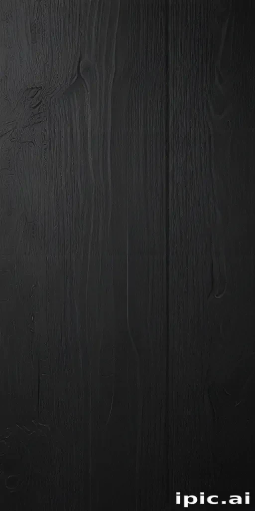 A Strikingly Textured Black Wooden Surface with Subtle Grain Patterns