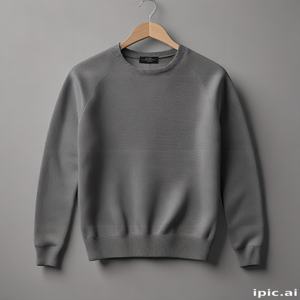 A Cozy and Stylish Gray Sweater Perfect for Casual Everyday Wear