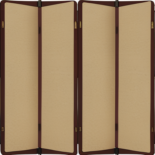 Elegant Folding Screen with Four Panels for Stylish Room Dividing