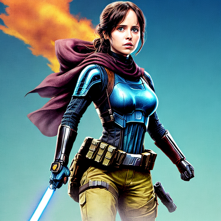 star wars jyn erso anime comic super hero