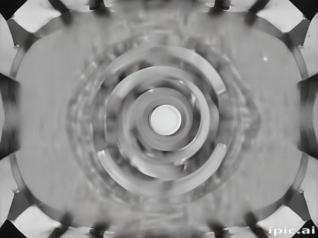 Abstract Circular Pattern with Intricate Details and a Central Focus Point