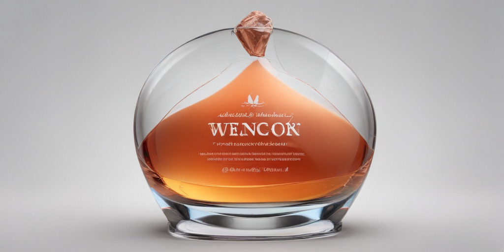 Elegant Glass Bottle of Wencok: A Premium Spirit with Distinctive Design
