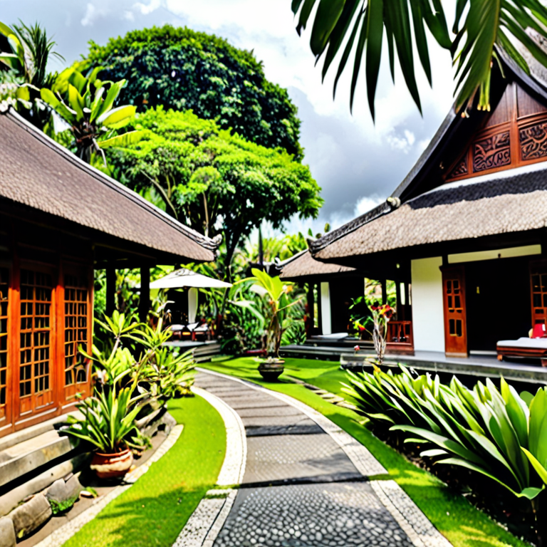 traditional houses in Bali