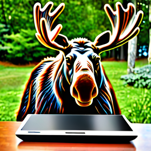 moose angry at computer