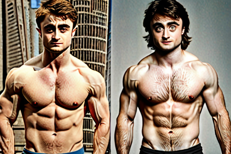 Daniel Radcliffe muscle growth