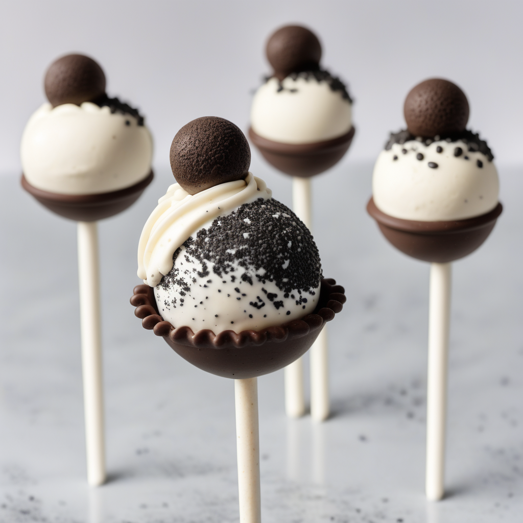 Deliciously Decorated Chocolate and Vanilla Cake Pops with Sprinkles ...