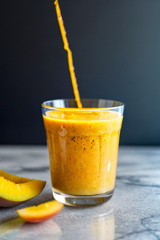 A cool and exciting cup of mango