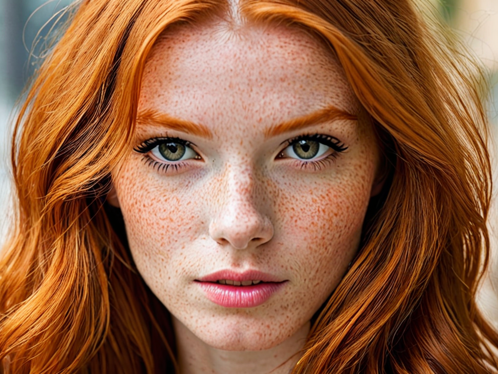 beautiful french girl ginger hair