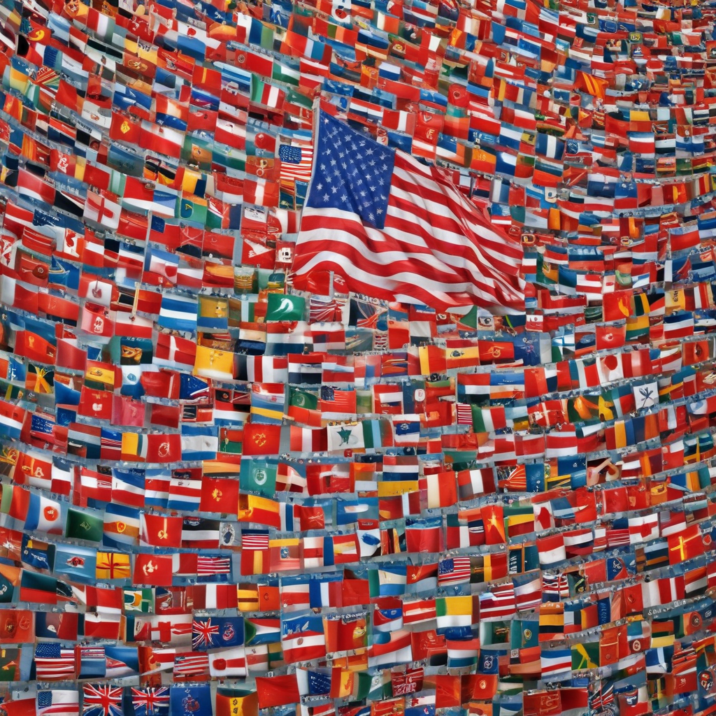 United Nations of Flags: A Colorful Display of Global Unity and Diversity