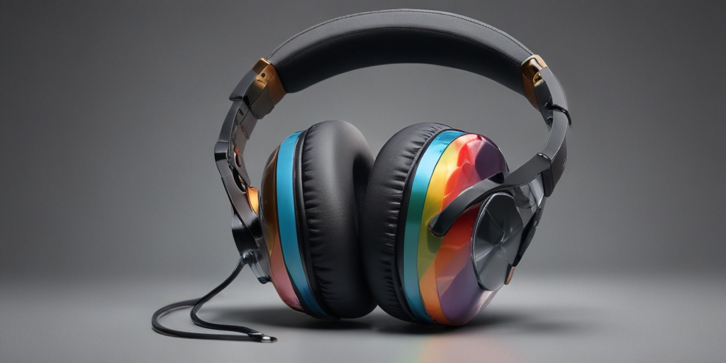Colorful and Stylish Over-Ear Headphones with a Modern Design and Comfort.