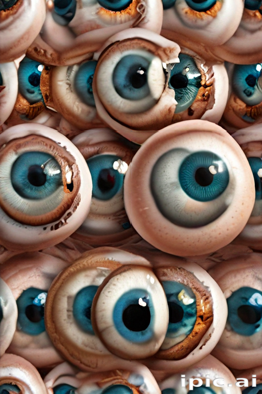 An Intriguing Array of Realistic Eyes in Various Conditions and Sizes