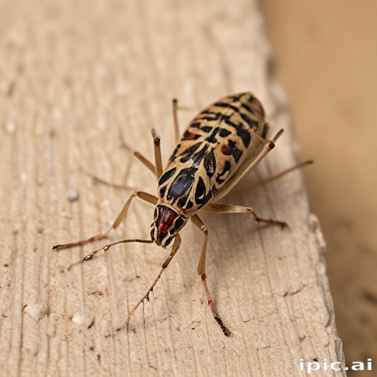 A Close-Up of a Unique Beetle with Intricate Patterns on Its Shell