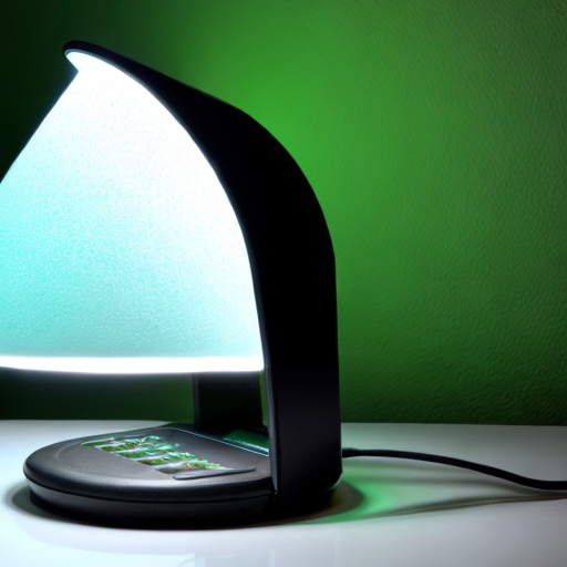 desk light based off a space craft