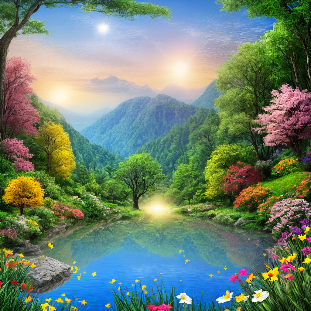 Peaceful World with Light of Love (World peace is the concept of an ...