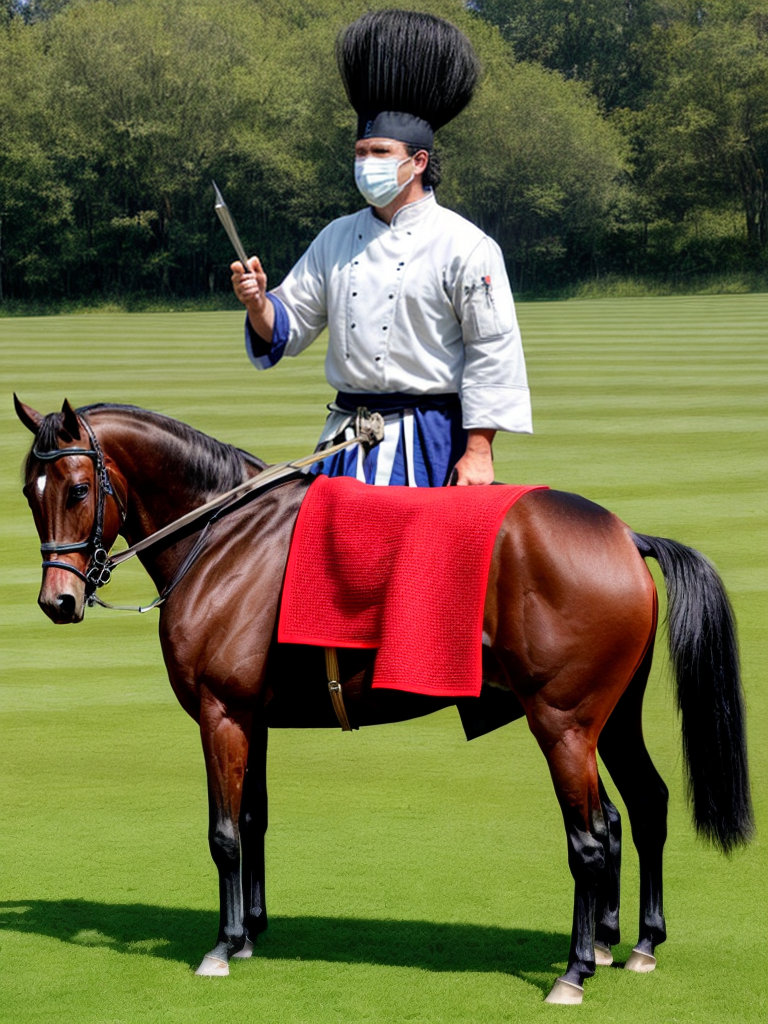 Medieval warrior chef