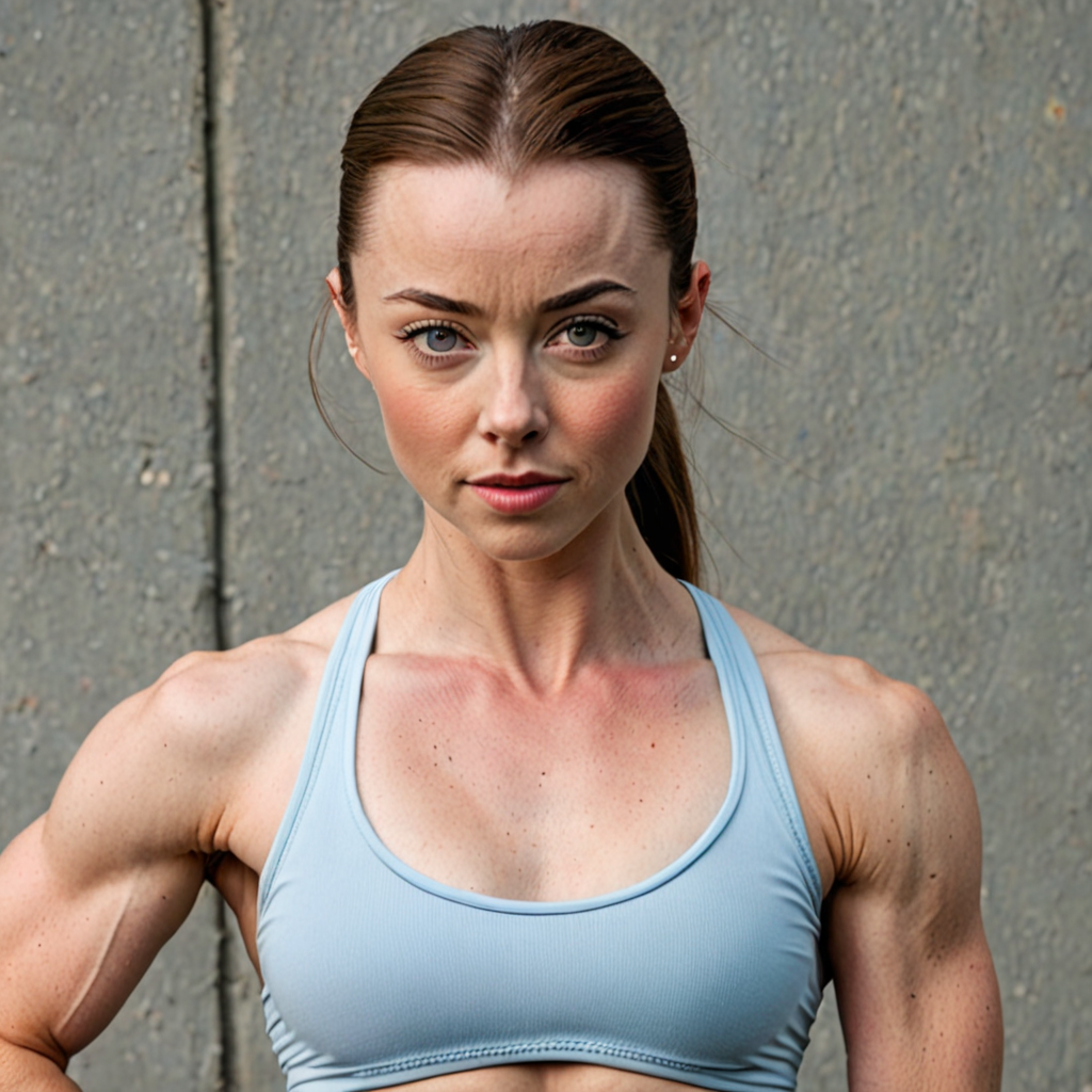 Kacey rohl, extreme muscle