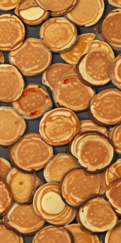 A Delicious Array of Golden Brown Pancakes Stacked Together Neatly.