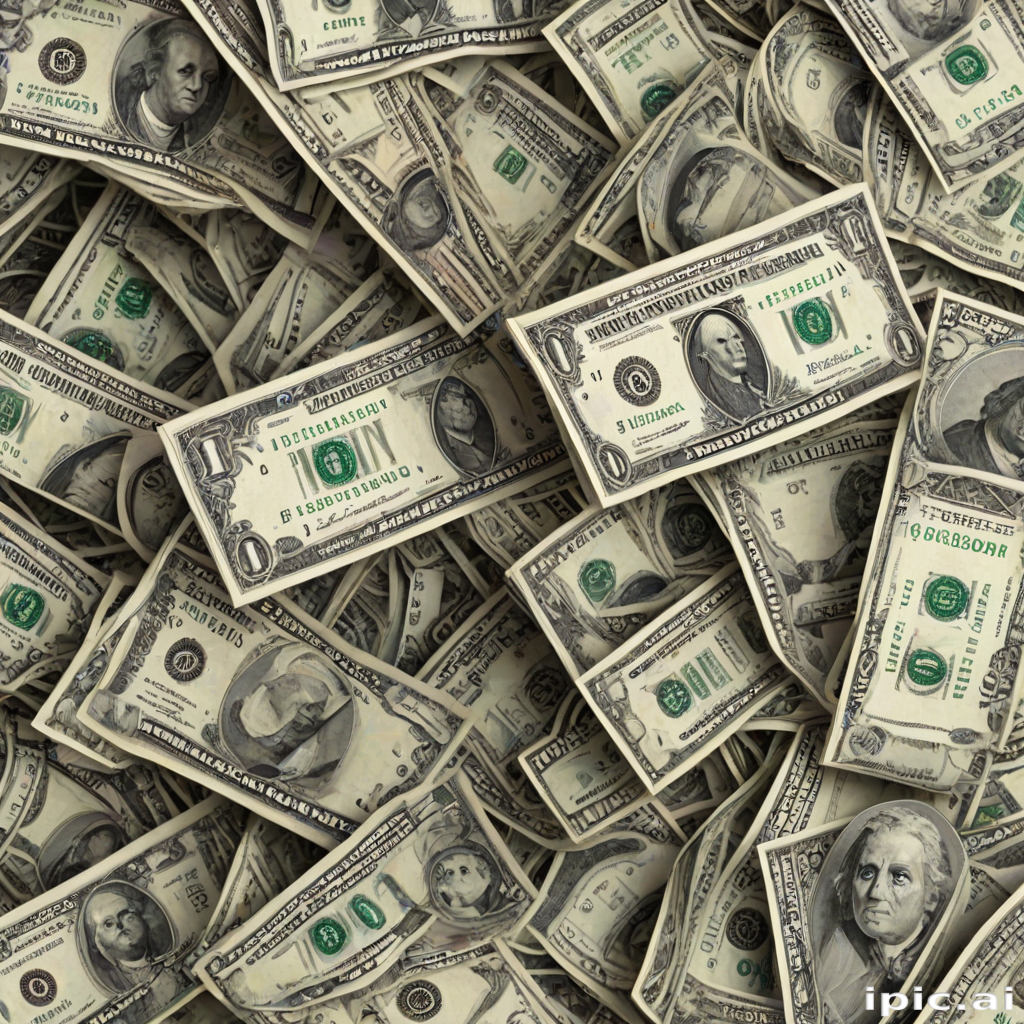 money with transparent background