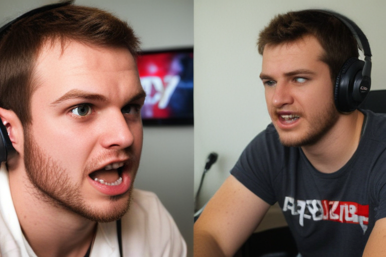 Very angry gamer Kevin Marshall