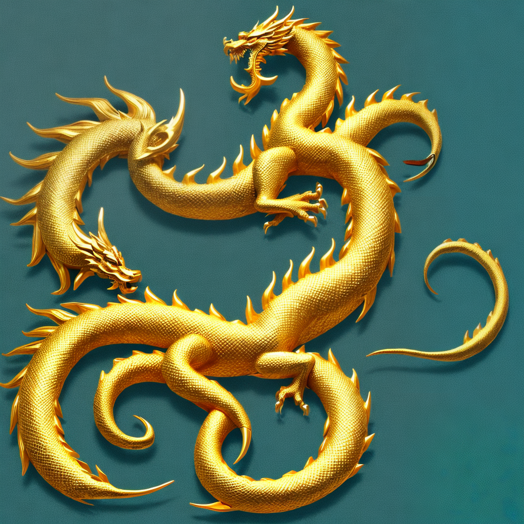The Five Clawed Golden Dragon in Chinese Mythology