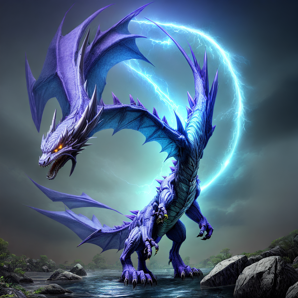 Hyper realistic ender Dragon