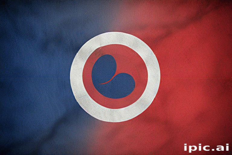 Symbolic Representation of North Korea’s Flag with Unique Design Elements