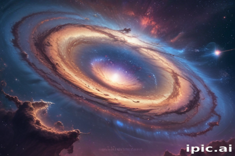 Stunning Cosmic Spiral: A Journey Through the Vibrant Universe's Wonders