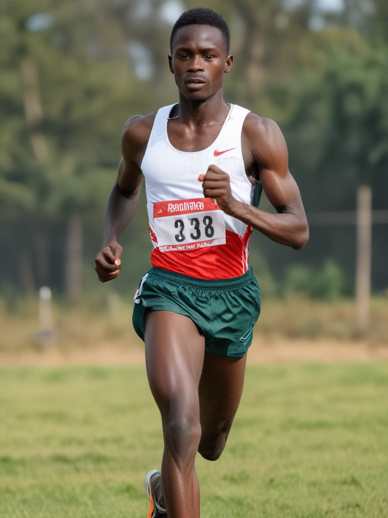 A very lean physique of a Kenyan runner but have an aesthetic physique
