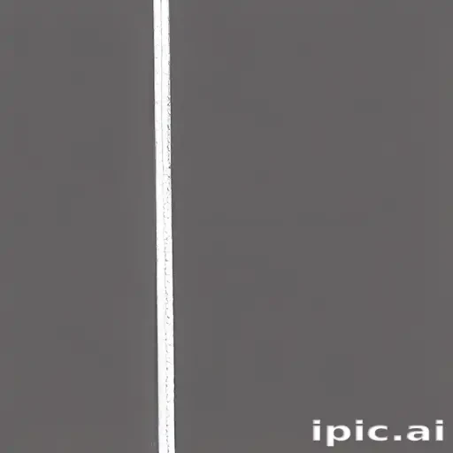 Shiny Silver Metal Rod Standing Upright Against a Gray Background
