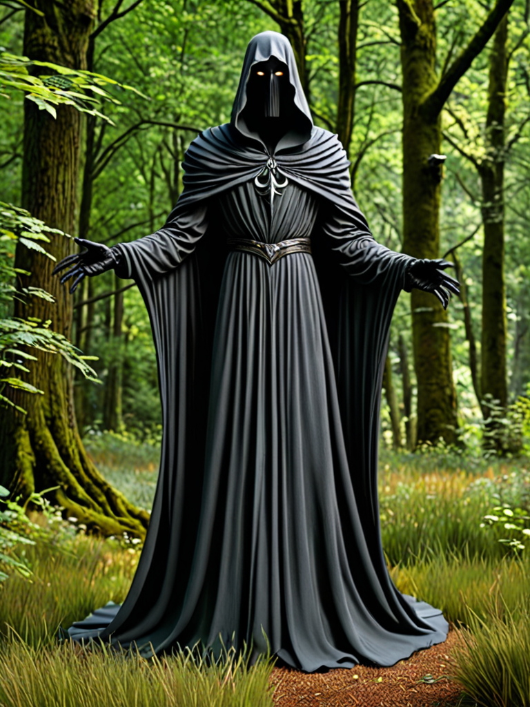 Screen realistic rendering of a ringwraith